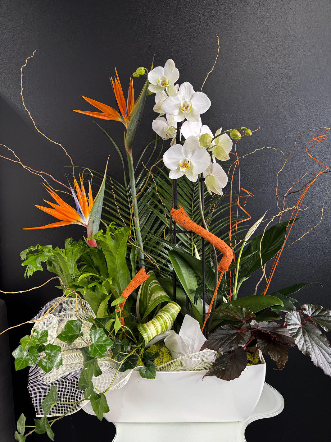 Bouquets et corbeilles funéraires – Flore Connexion